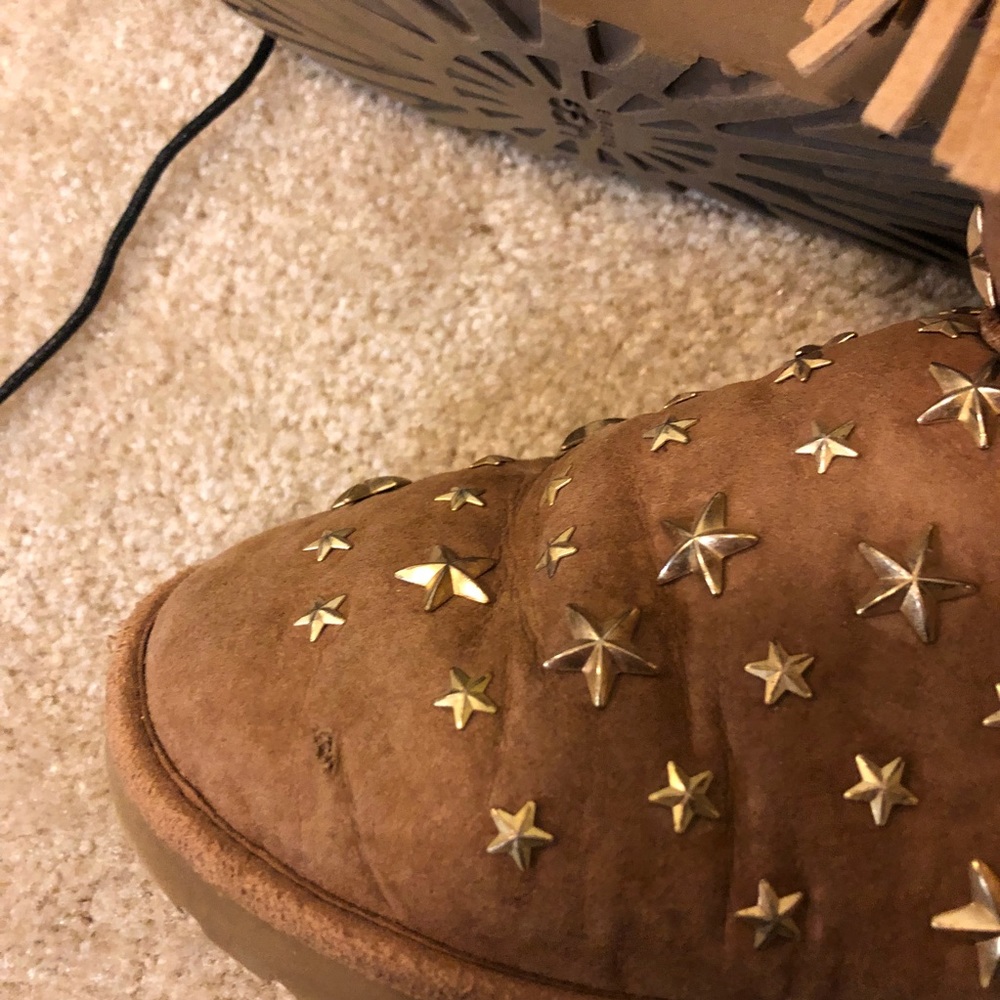 Ugg X Jimmy Choo Ankle Boots Star Embellishment - Gem